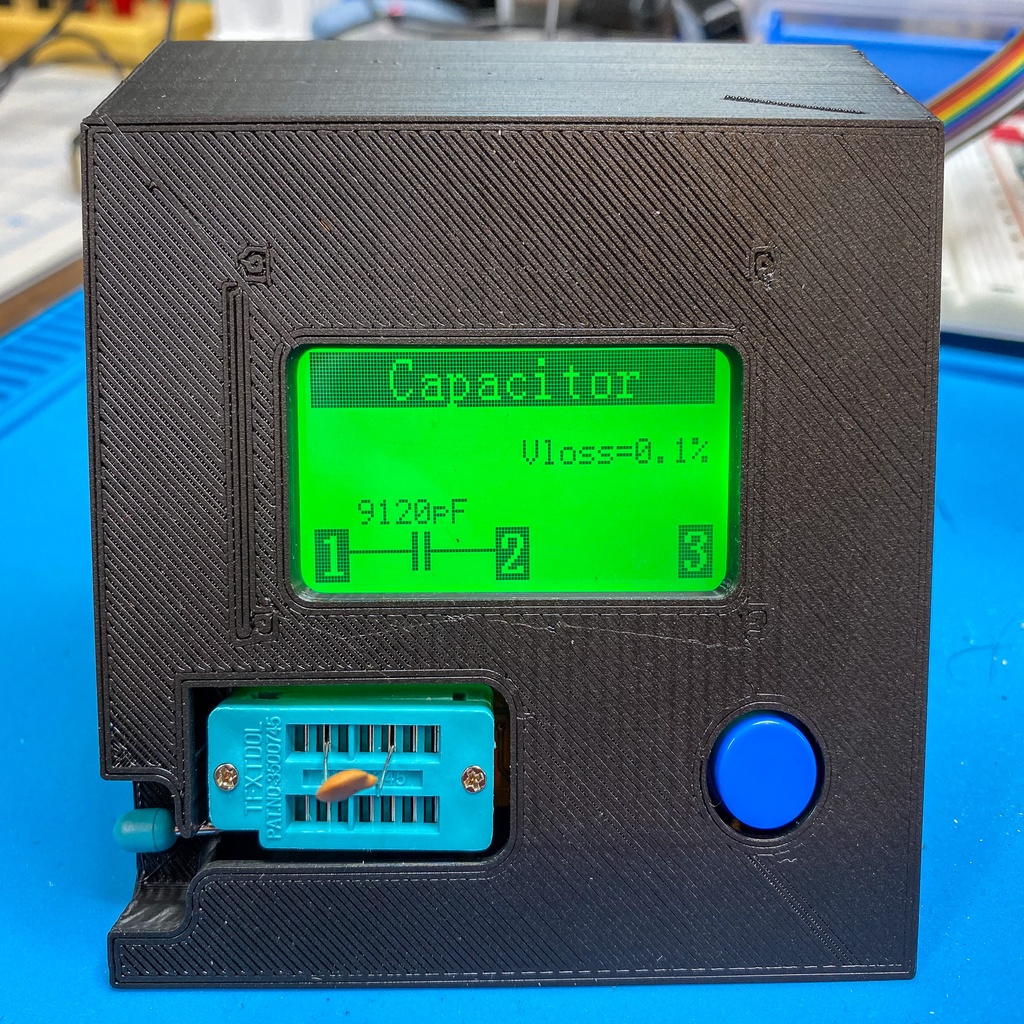 LCR-T4 Component Tester Angled Enclosure by Bobot | Download free STL ...