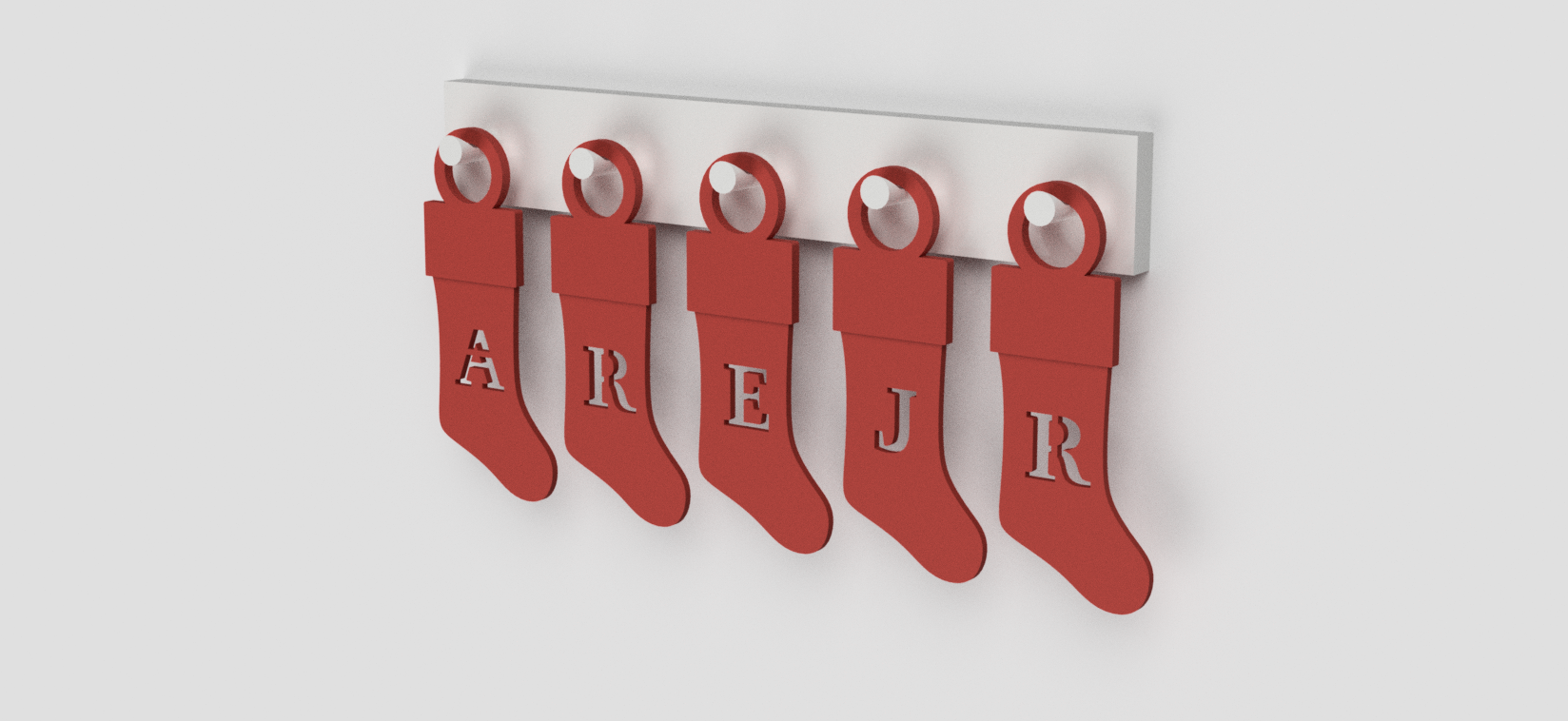 Personalized Stocking Hanger Decoration by MooseMath | Download free ...
