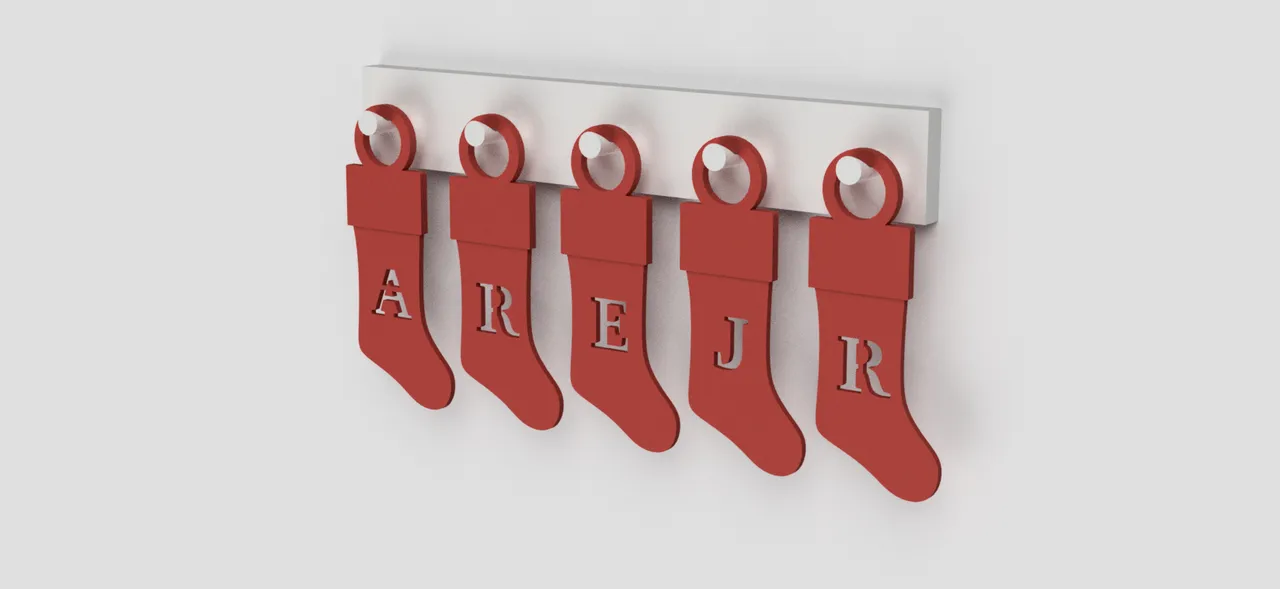 Personalized Stocking Hanger Decoration by MooseMath | Download free ...