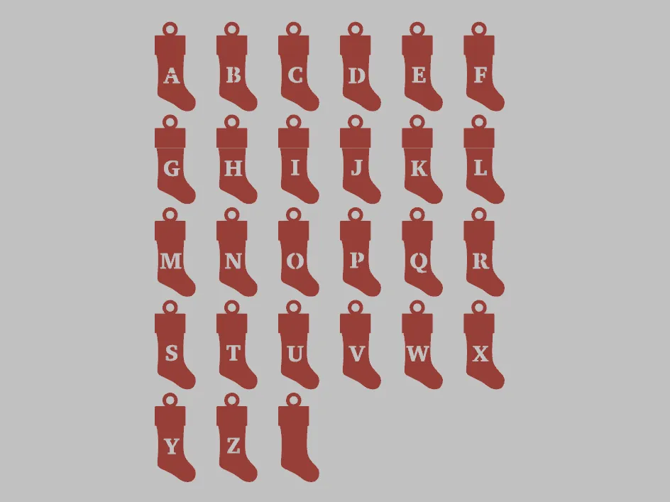 Personalized Stocking Hanger Decoration by MooseMath | Download free ...