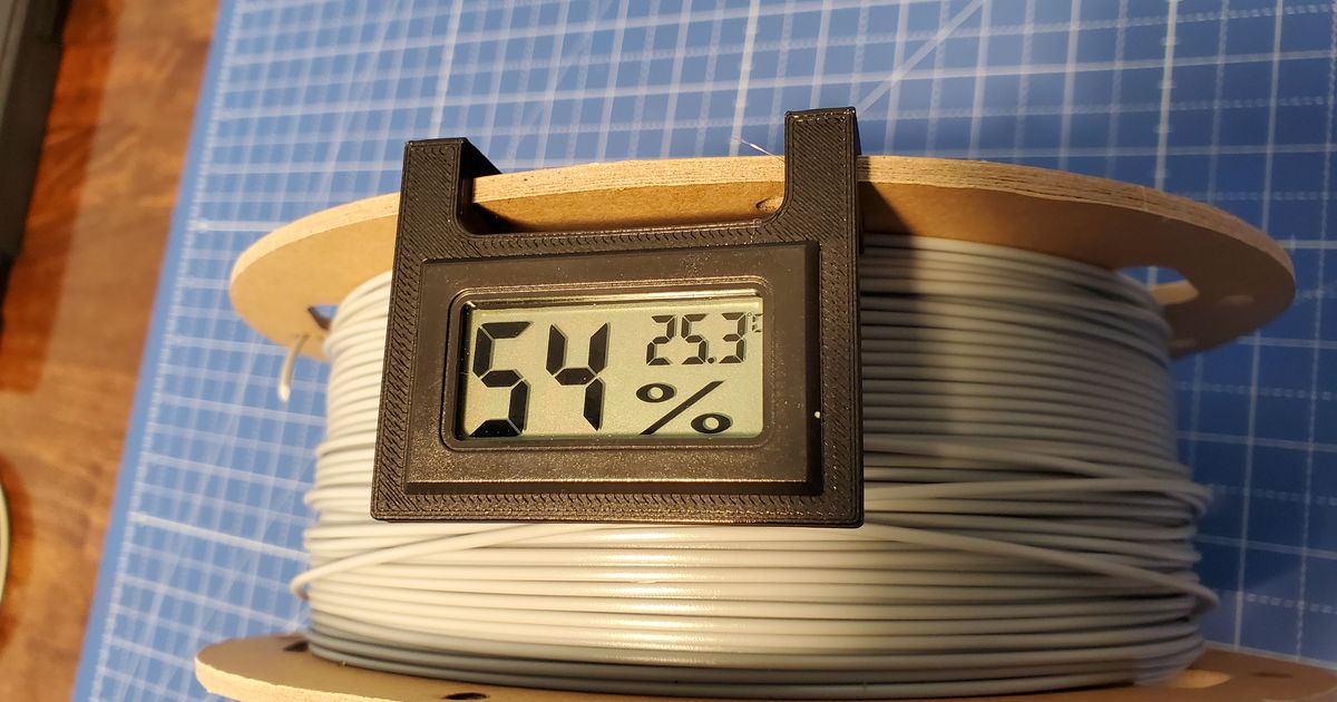 Spool Humidity Sensor Clip by SJB4127 | Download free STL model ...