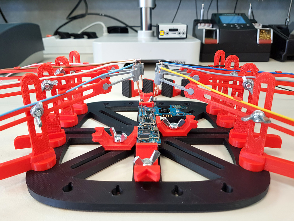Pcb Workstation With Nano Probes By Giufini Download Free Stl Model