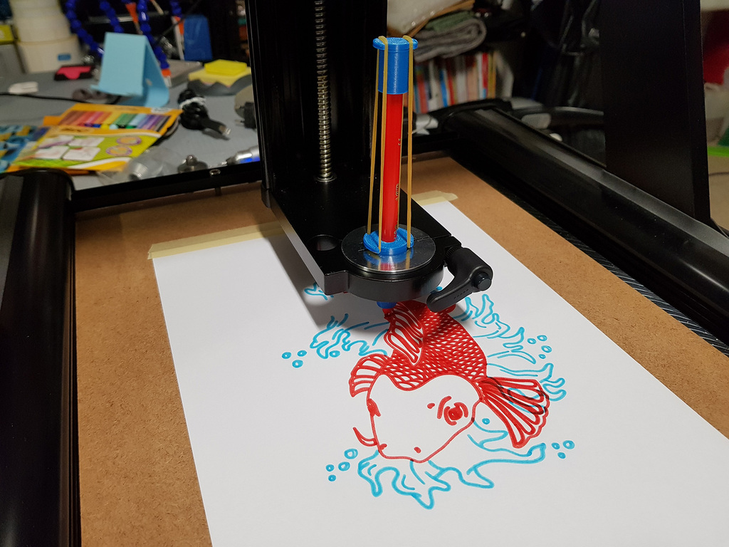 CNC Pen Holder par giufini | Téléchargez gratuitement un modèle STL ...