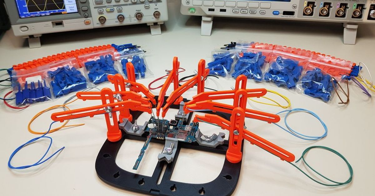 PCB Workstation with Needle-Probes by giufini | Download free STL model | Printables.com