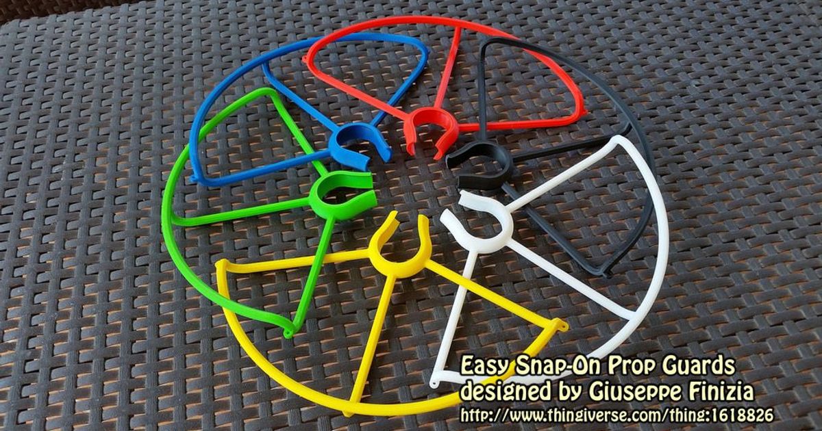DJI Easy Snap-On Prop Guards por giufini | Descargar modelo STL ...
