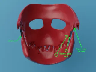 Skully the articulated mask by Drakarmau | Download free STL model ...