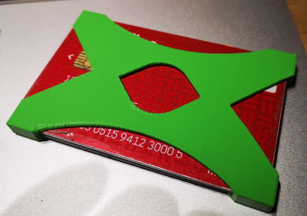 Credit card holder - Fully parametric by MBStudio | Download free STL ...