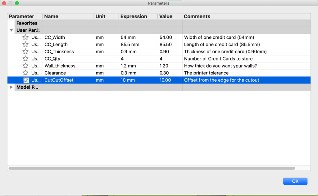 Credit card holder - Fully parametric by MBStudio | Download free STL ...