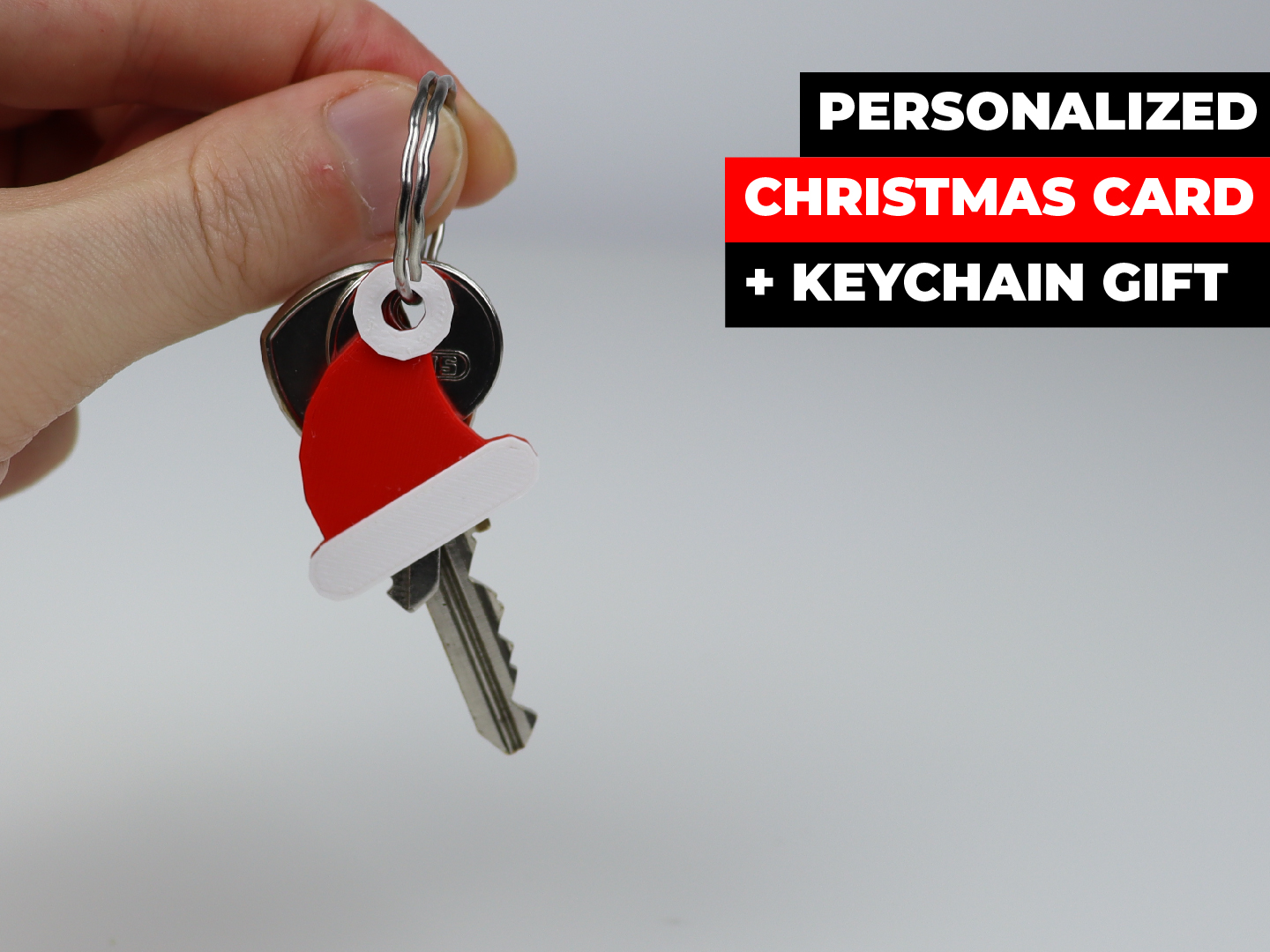 PERSONALIZABLE CHRISTMAS CARD + KEYCHAIN by CUBE3DWORLD | Download free ...
