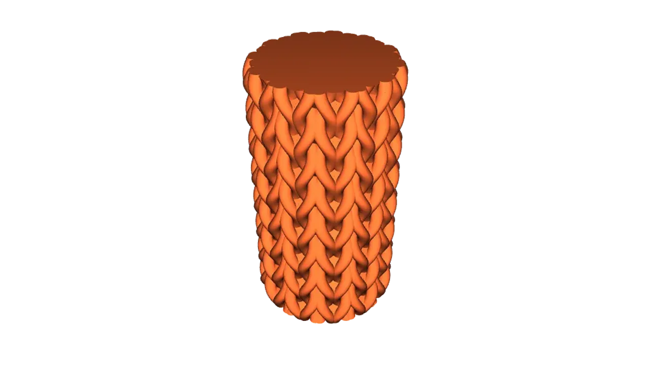 Knitted Vase Coarse (vase mode) by Lucasfrit | Download free STL model ...