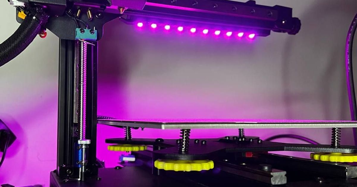 KP3S Pro -- Adjustable led bar Neopixel by LMaker | Download free STL ...