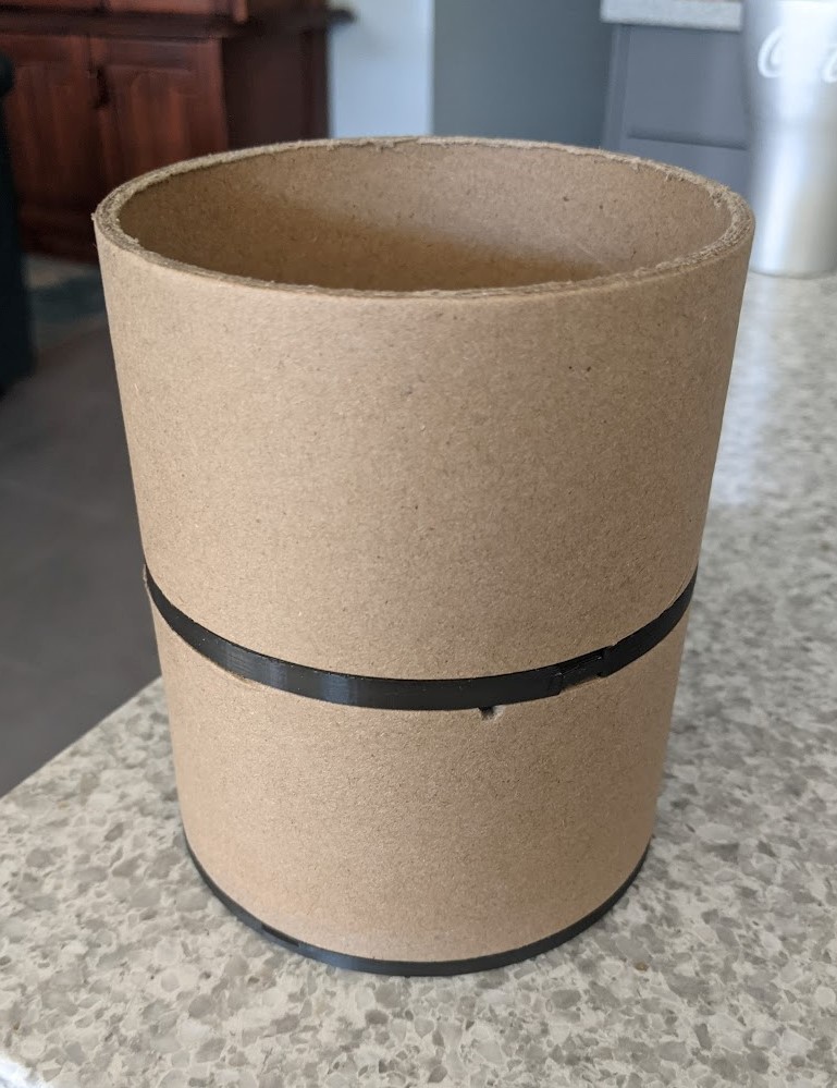 Container/Organizer Cup - (upcycled from eSun refill cardboard cores ...