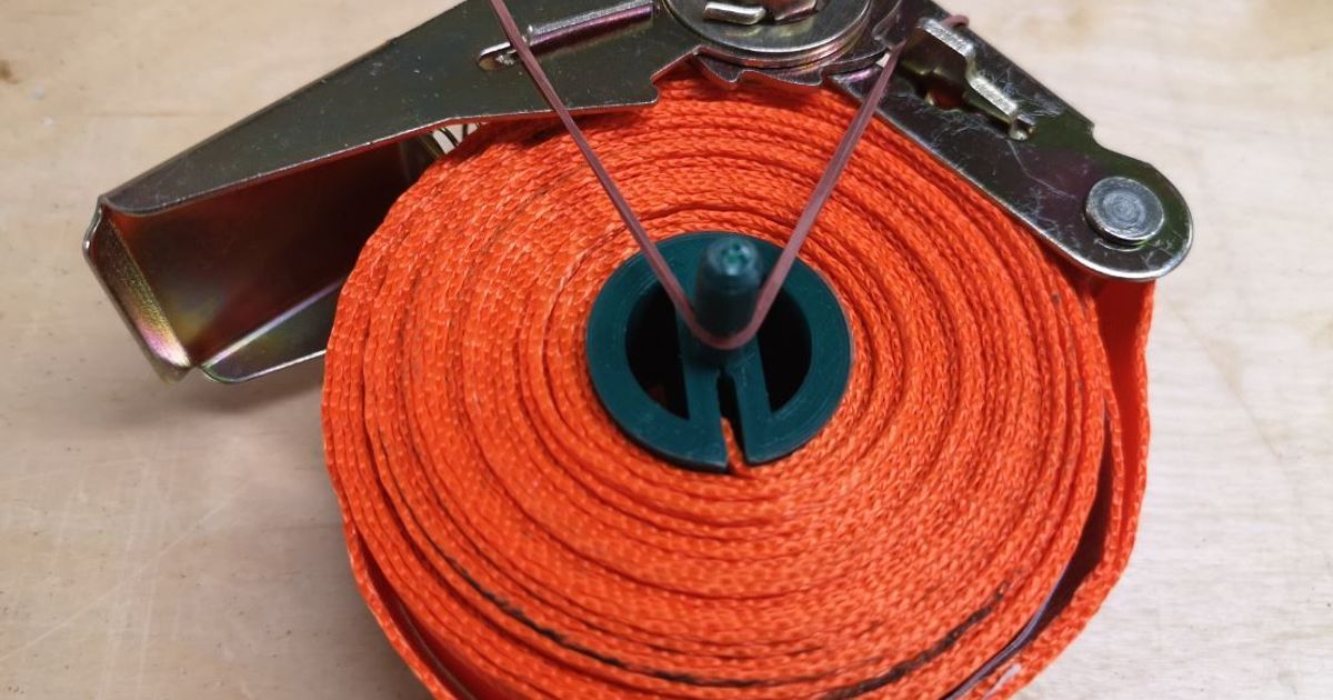 Spool for tie-down straps by Chri81 | Download free STL model ...