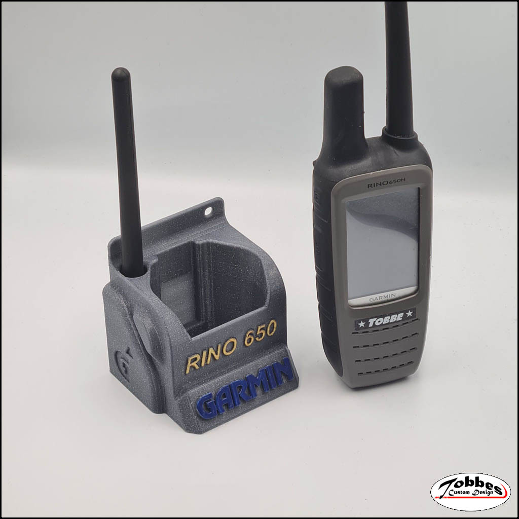 Garmin Rino 650 desk stand and wall mount by TobbesCustomDesign ...