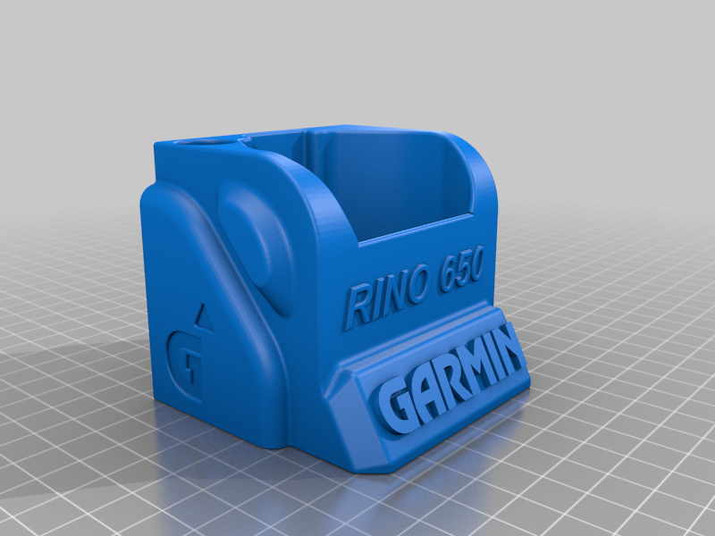 Garmin Rino 650 desk stand and wall mount by TobbesCustomDesign ...