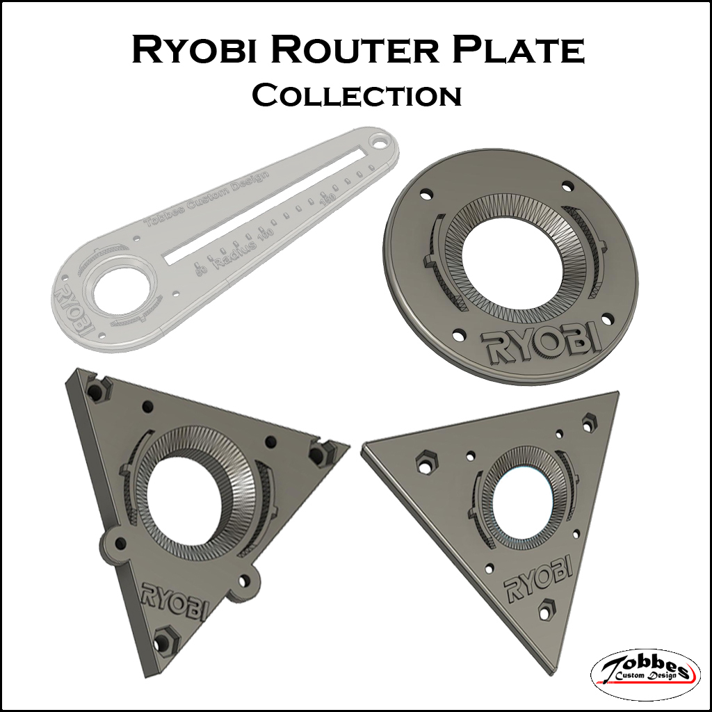 Ryobi Router Plate / Base by TobbesCustomDesign | Download free STL ...