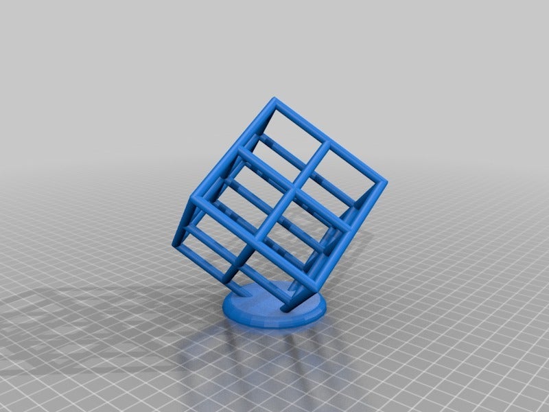 Lattice Cube 3D Printer Torture Test (Overhangs and Dual-Extrusion) by ...