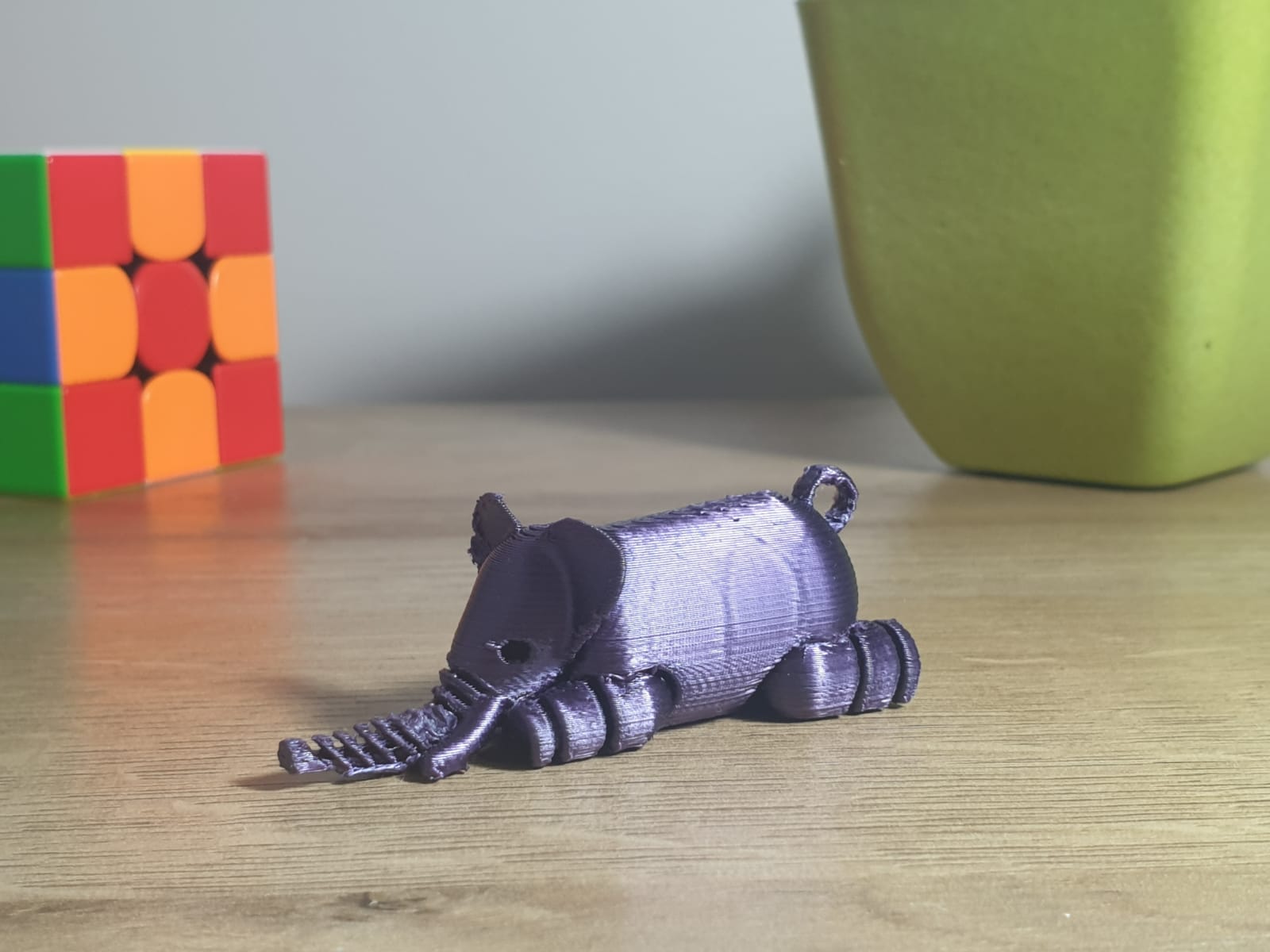 Mini Elephant Keychain with movable legs by Utku | Download free STL ...
