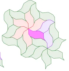 Hook Tessellation, single infinite tiling spiral shape by Nat ...