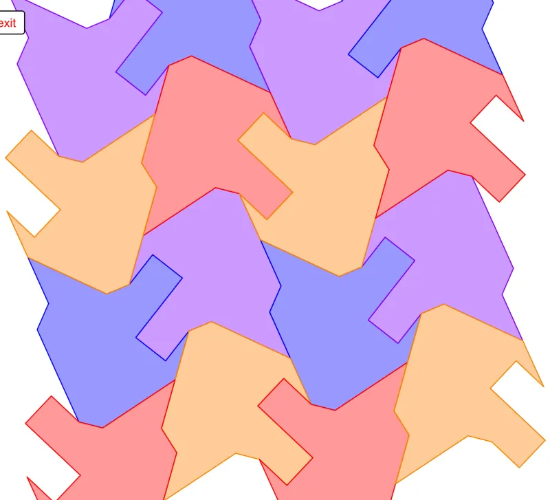 Tessellation 6 Escherized Hexagon 2 by Stillpointx | Download free STL ...
