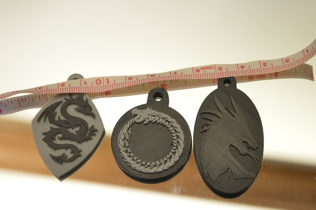 Dragon Keychains by Lazerlord | Download free STL model | Printables.com