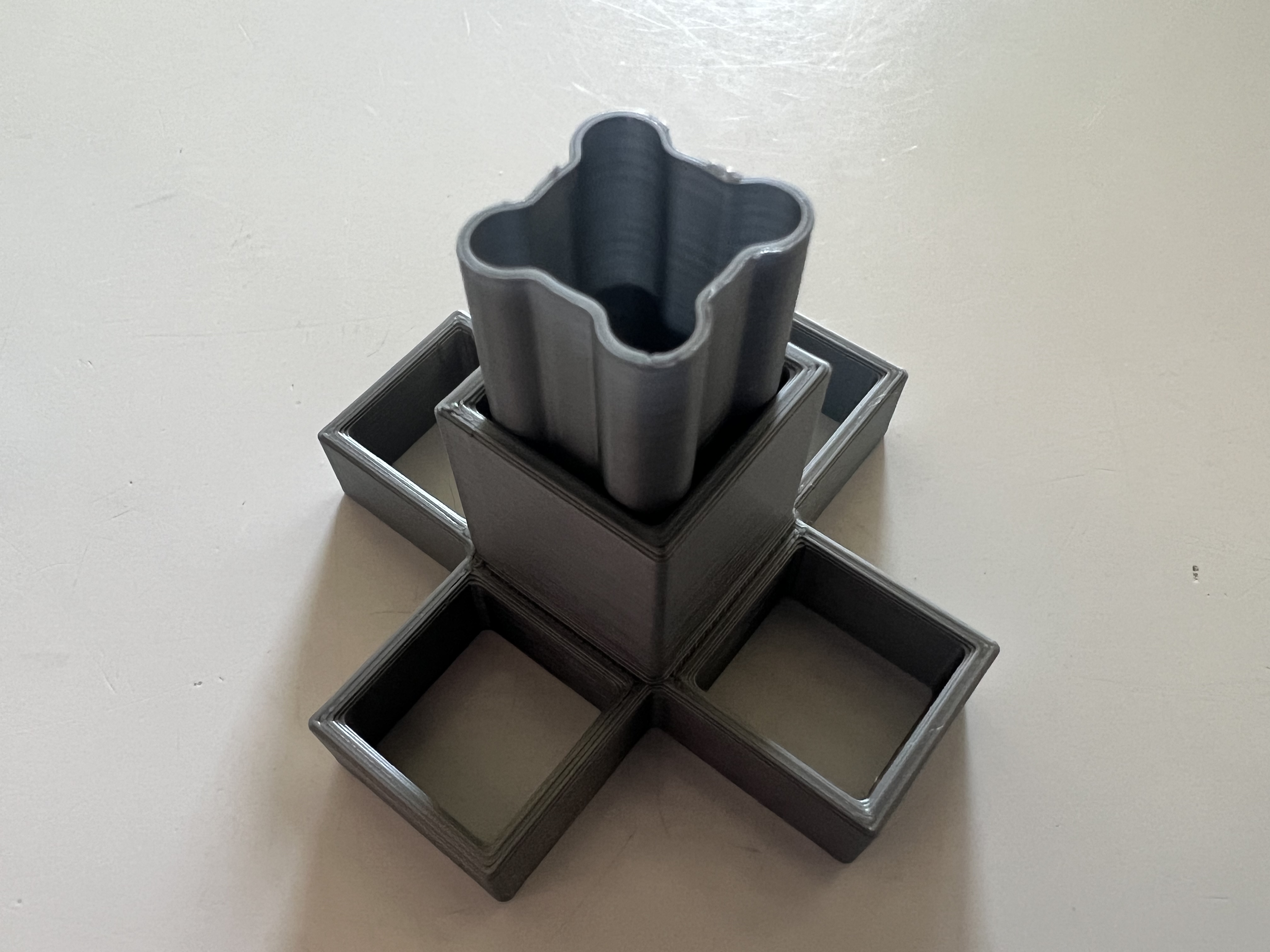 CubeCross 3D tessellation toy by XNDR | Download free STL model ...