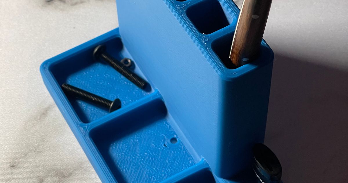 Tool Organizer for 3D Printer by Micro Center | Download free STL model ...
