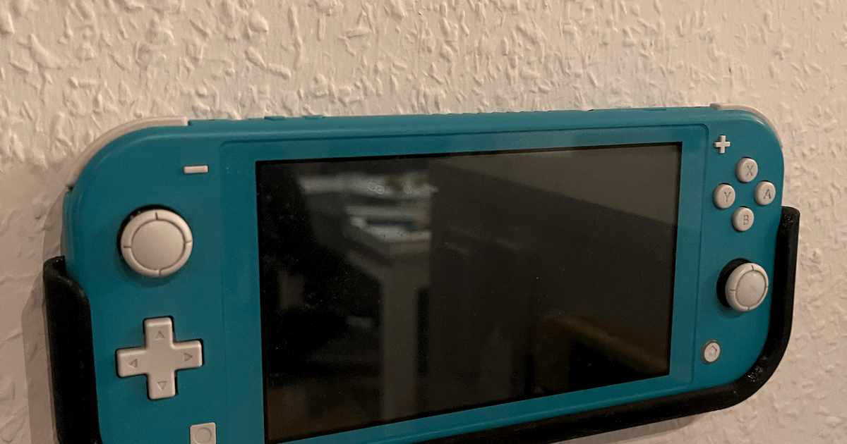Nintendo Switch Lite Wallmount by Maximilian H | Download free STL ...
