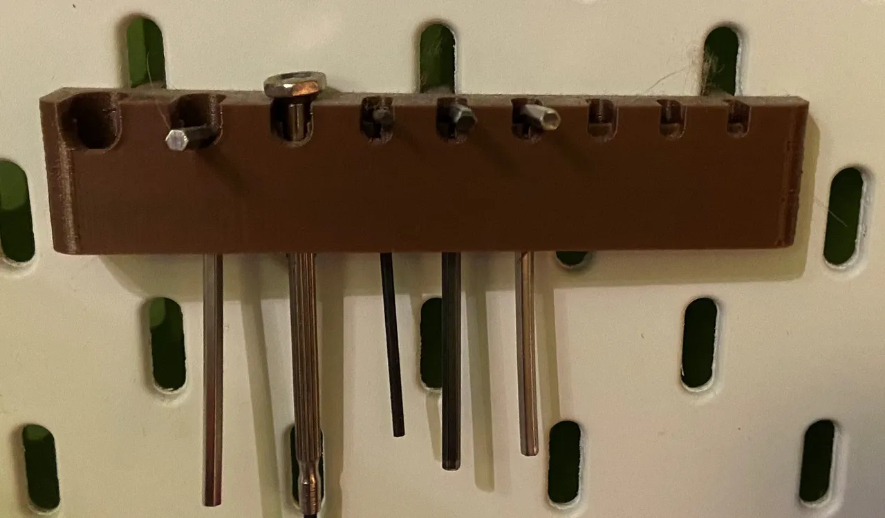 Ikea Skadis Allen wrench holder by ignacio garcia | Download free STL ...