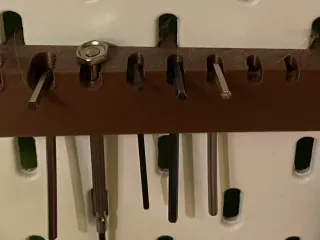 Ikea Skadis Allen wrench holder by ignacio garcia | Download free STL ...