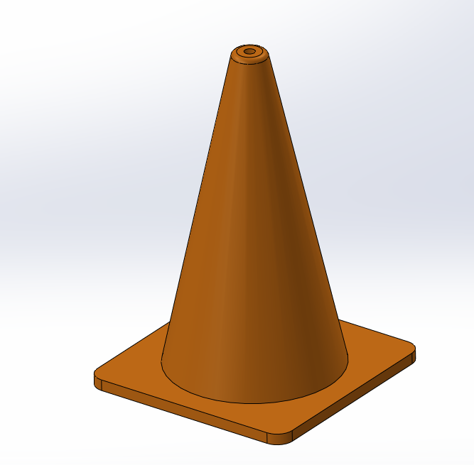 Traffic Cone 20mmX20mmX30mm by Gulsifer | Download free STL model ...