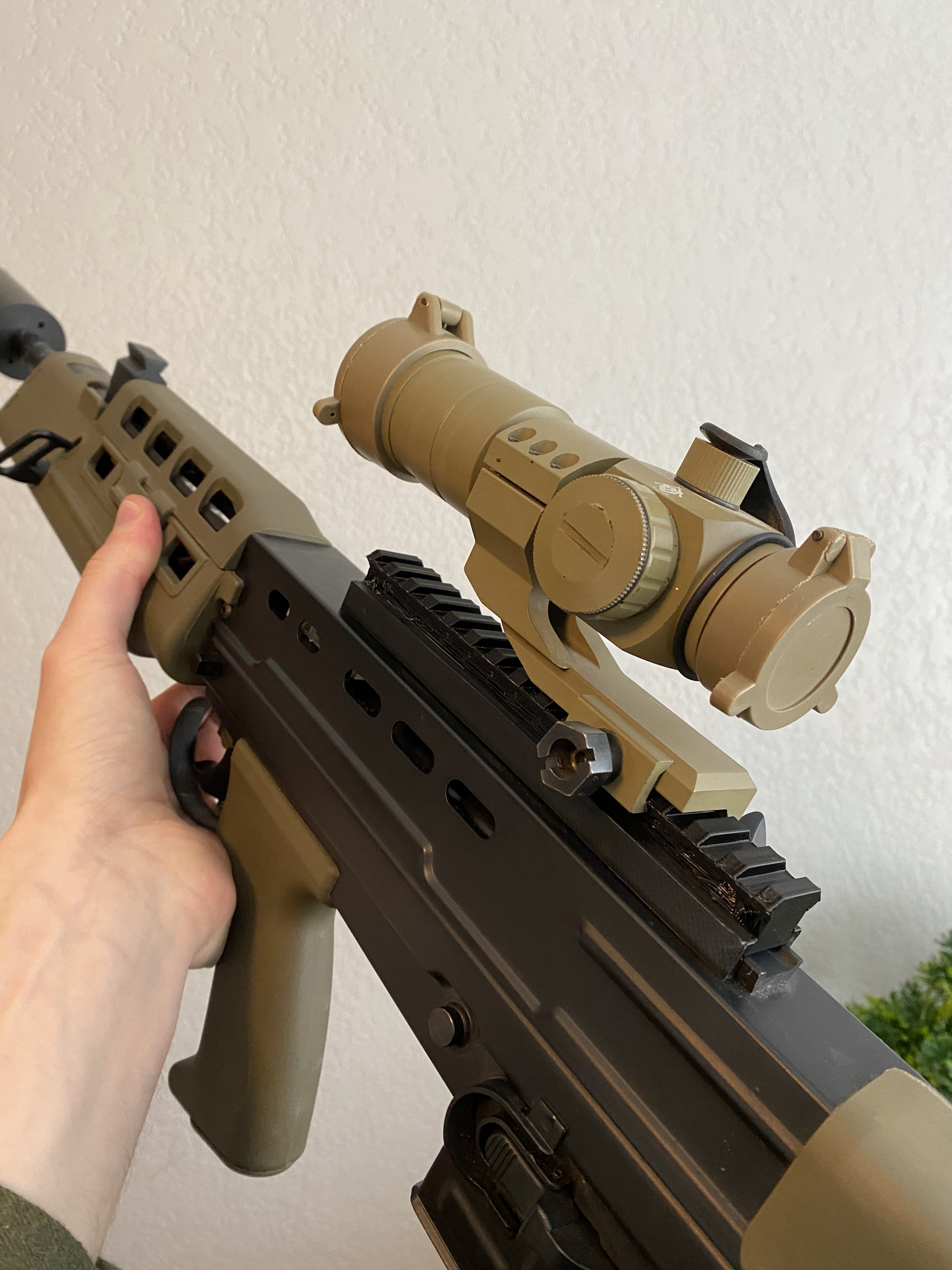 ICS L85 (A1, A2, A3) Weaver to RIS/Picatinny Rail Adapter by JSpyder ...