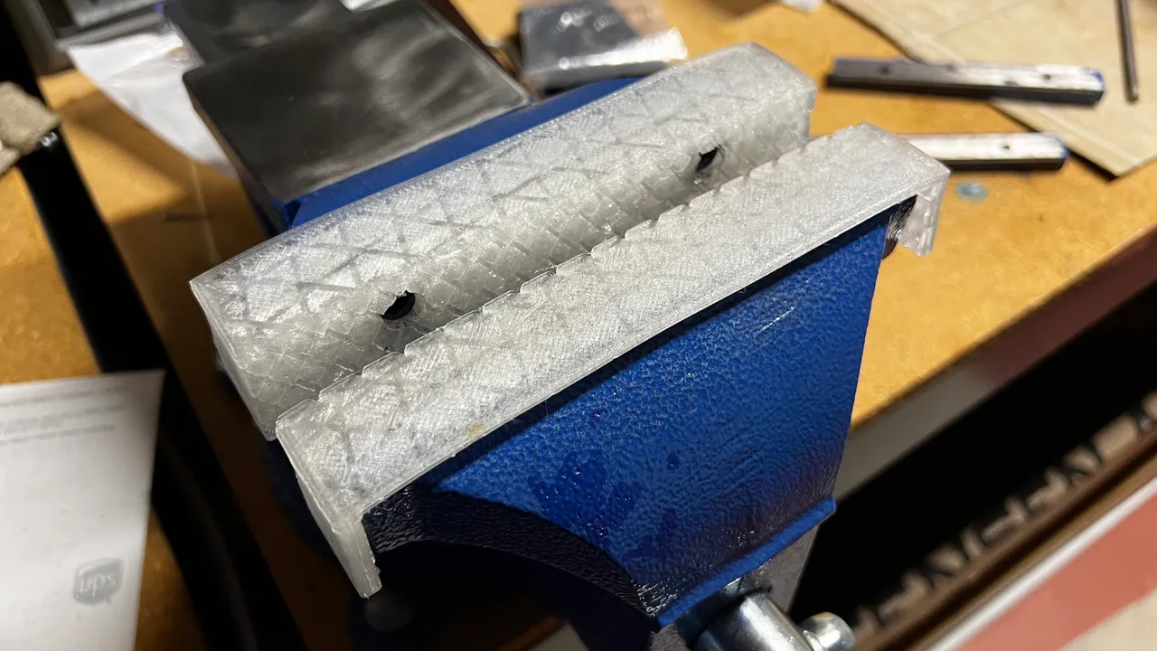 6 inch vice soft jaw Harbor Freight by Koosh | Download free STL model ...