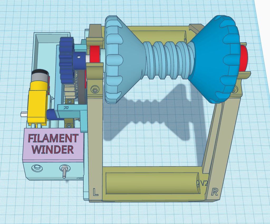 Motorized Filament Spooler par Tritschi | Téléchargez gratuitement un ...