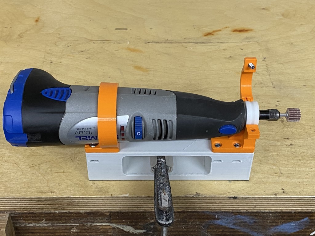 Mounting Jig for Cordless Dremel by Tritschi | Download free STL model ...