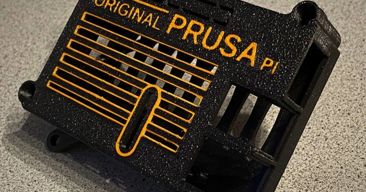 Raspberry Pi 4.0 Case with Camera Slot (Prusa Edition, reworked) by ...