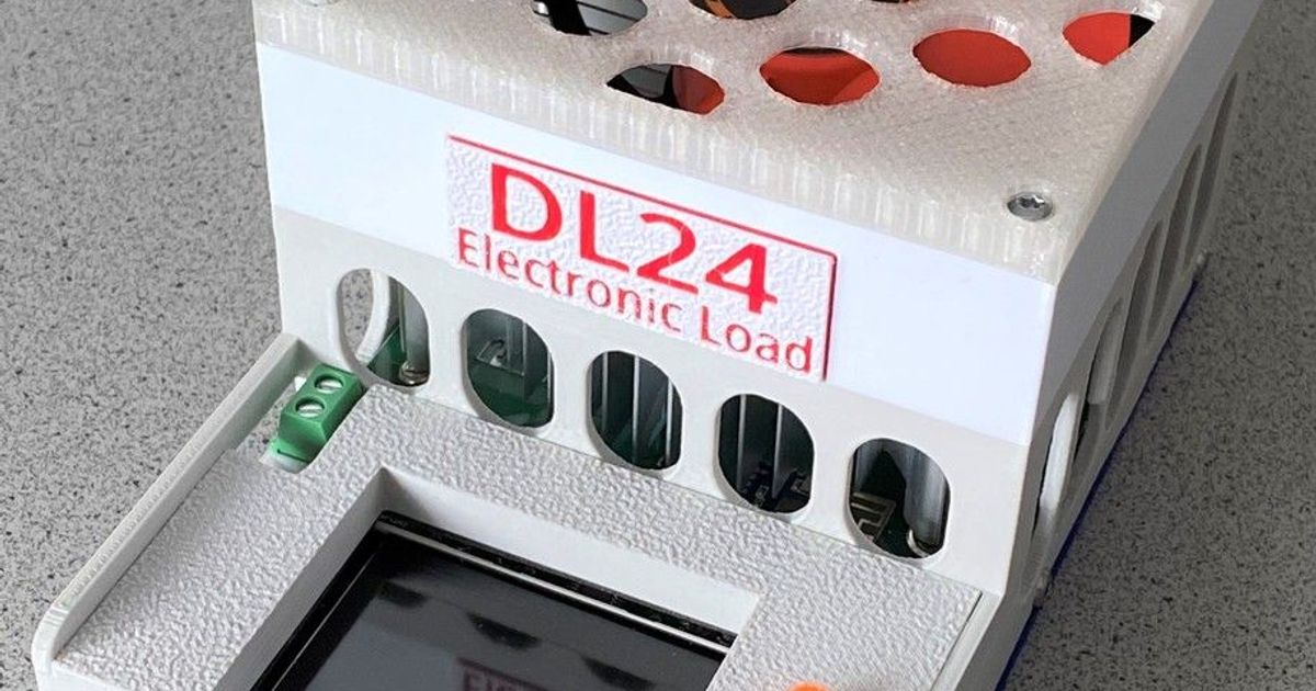 DL-24 Electronic Load Housing (Box) by Tritschi | Download free STL ...