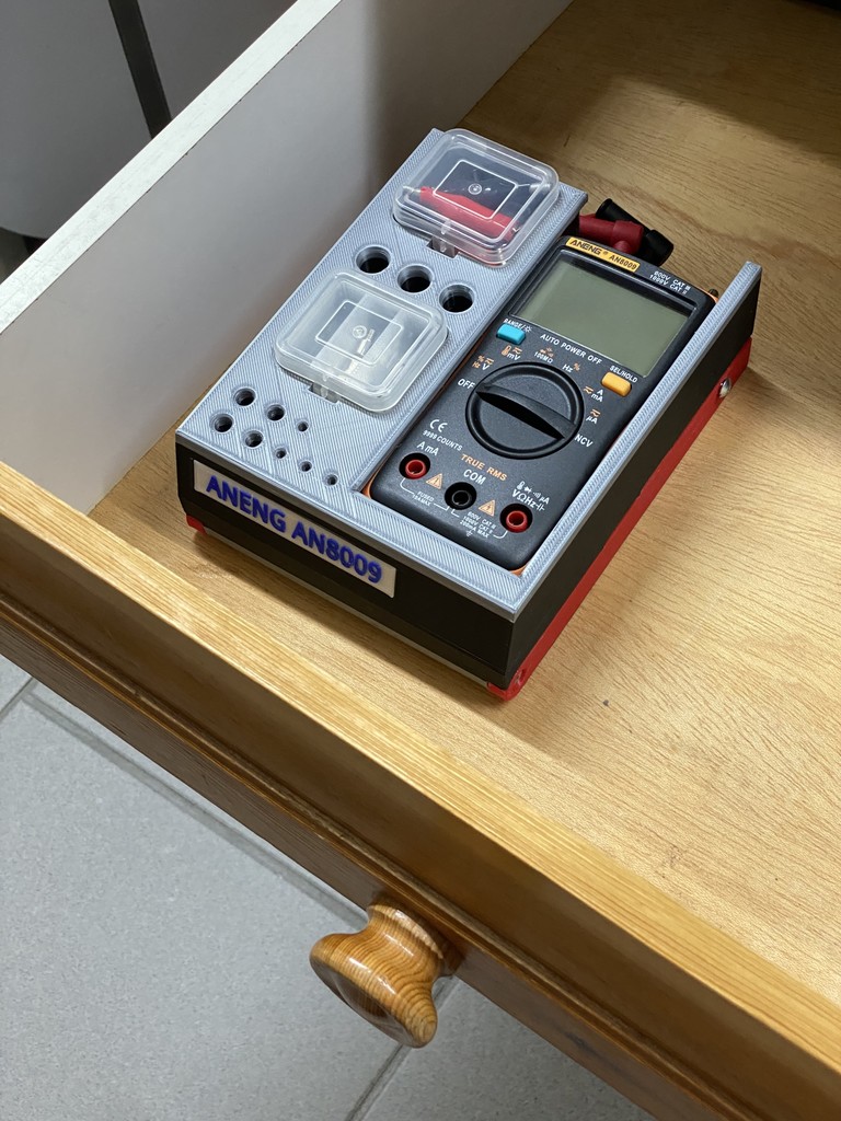 Multimeter Aneng AN8009 Stand Organizer by Tritschi | Download free STL ...