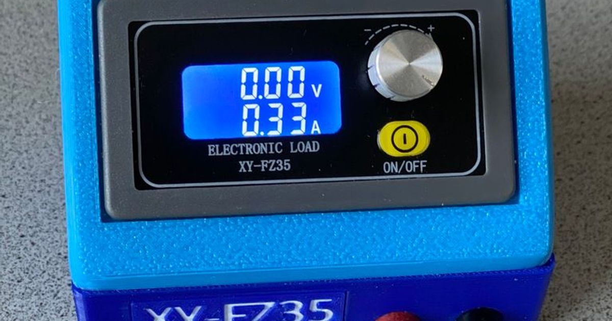 XY-FZ35 Electronic Load Housing (Box) by Tritschi | Download free STL ...