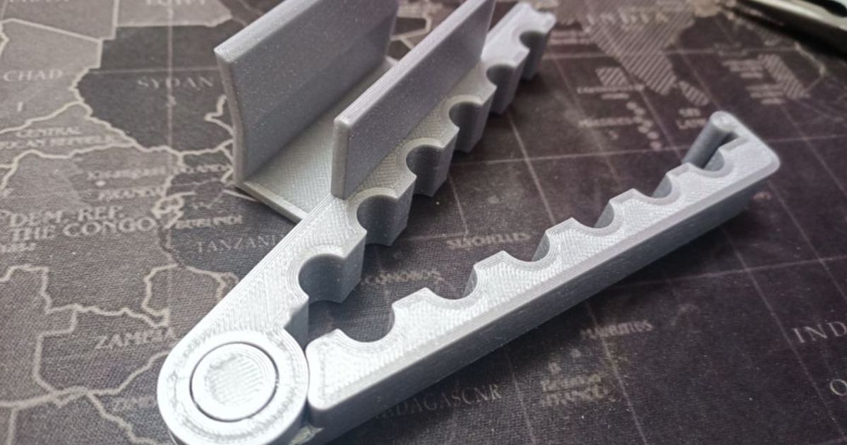 Print-In-Place Cable Organizer Table Clamp by knives127 | Download free ...