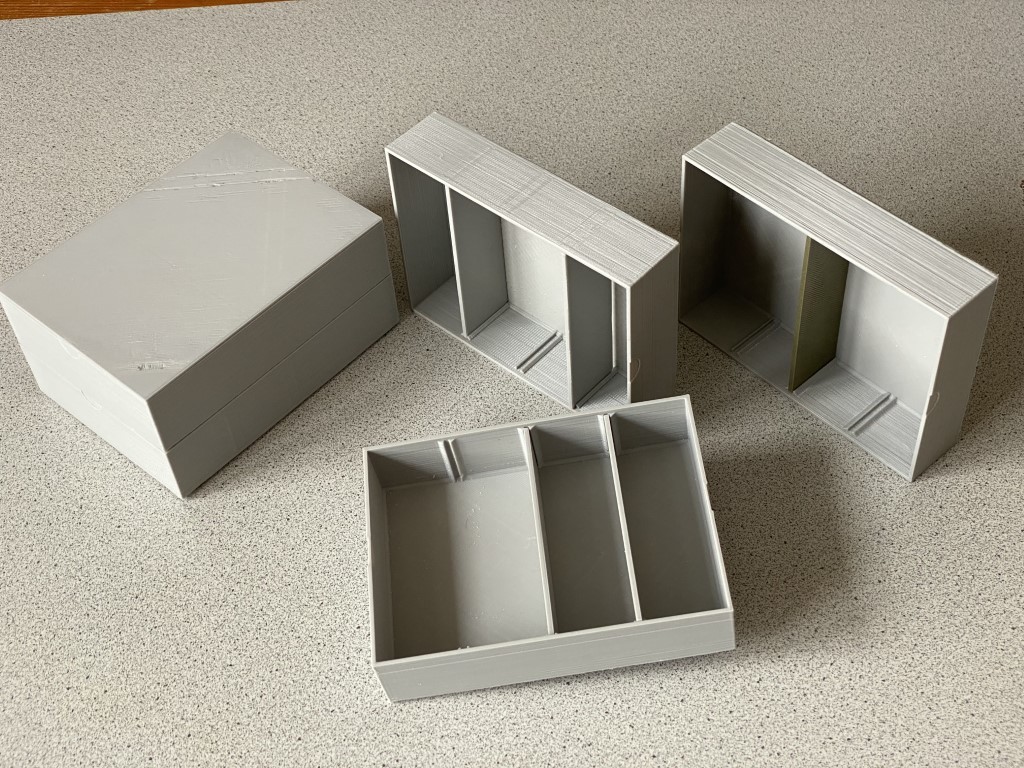 Stackable Utility Box with flexible Separation Registers and Lid by ...