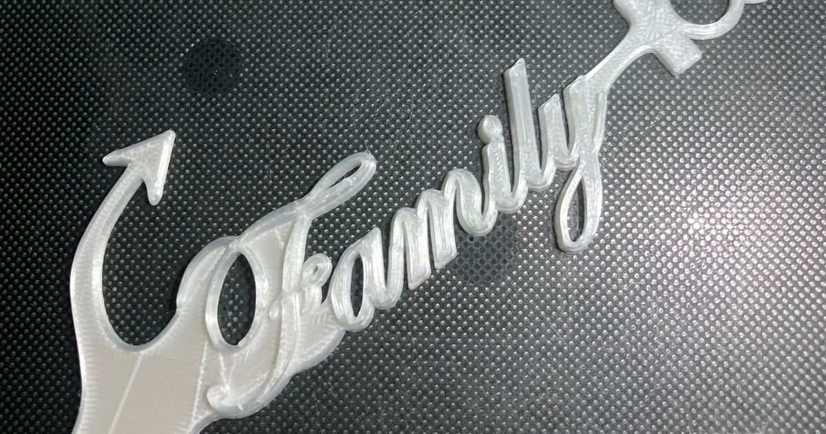 Family Anchor by JosephDylanJ | Download free STL model | Printables.com