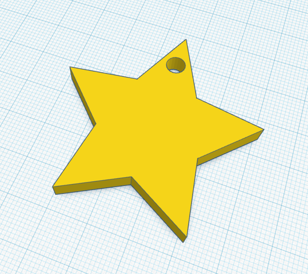 Star keychain by TheLegendaryE | Download free STL model | Printables.com