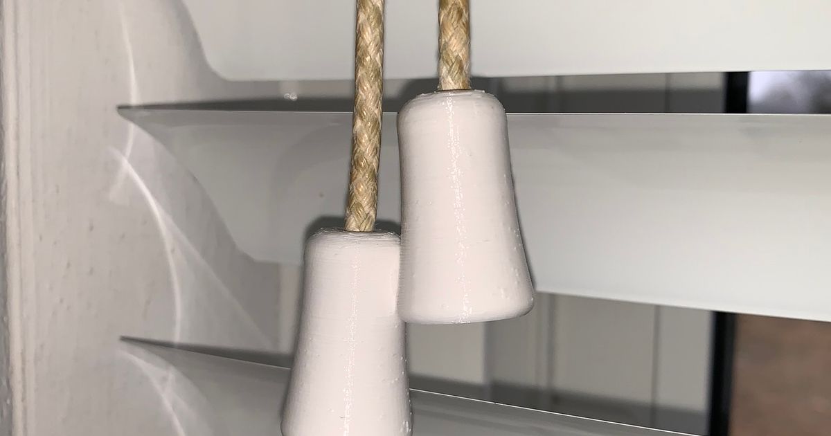 Simple Cord Pulls by Teraflop | Download free STL model | Printables.com