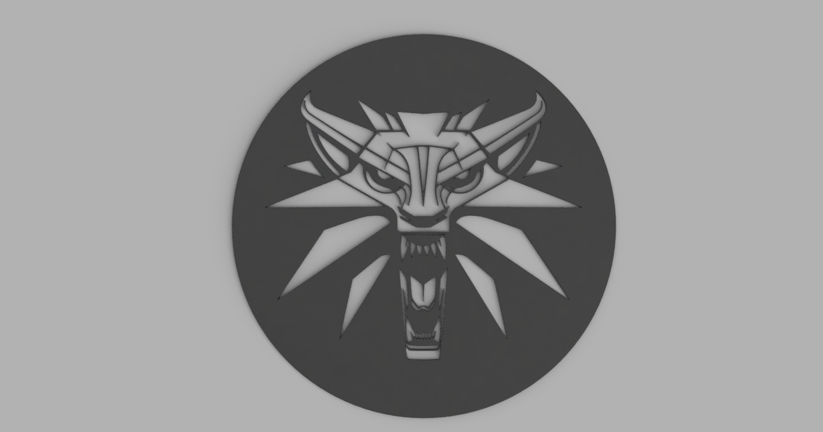 Witcher stencil by jumbre23 | Download free STL model | Printables.com