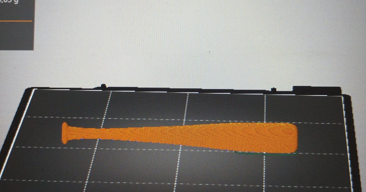 Baseball bat by Tadeáš Uhlíř | Download free STL model | Printables.com