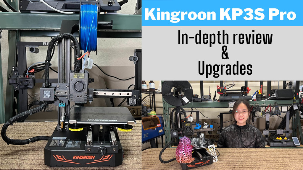Kingroon KP3S Pro / KP3S Pro / KP3S Pro S1 handle and spool holder by ...