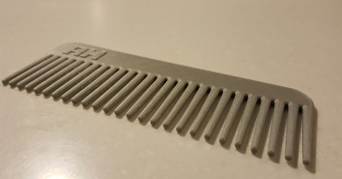 Hair Comb by Haqbany | Download free STL model | Printables.com