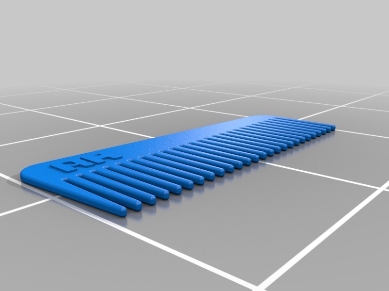 Hair Comb by Haqbany | Download free STL model | Printables.com
