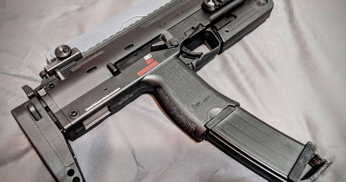 Elite Force HK MP7 A1 AEG - Rails by Maverick0197 | Download free STL ...